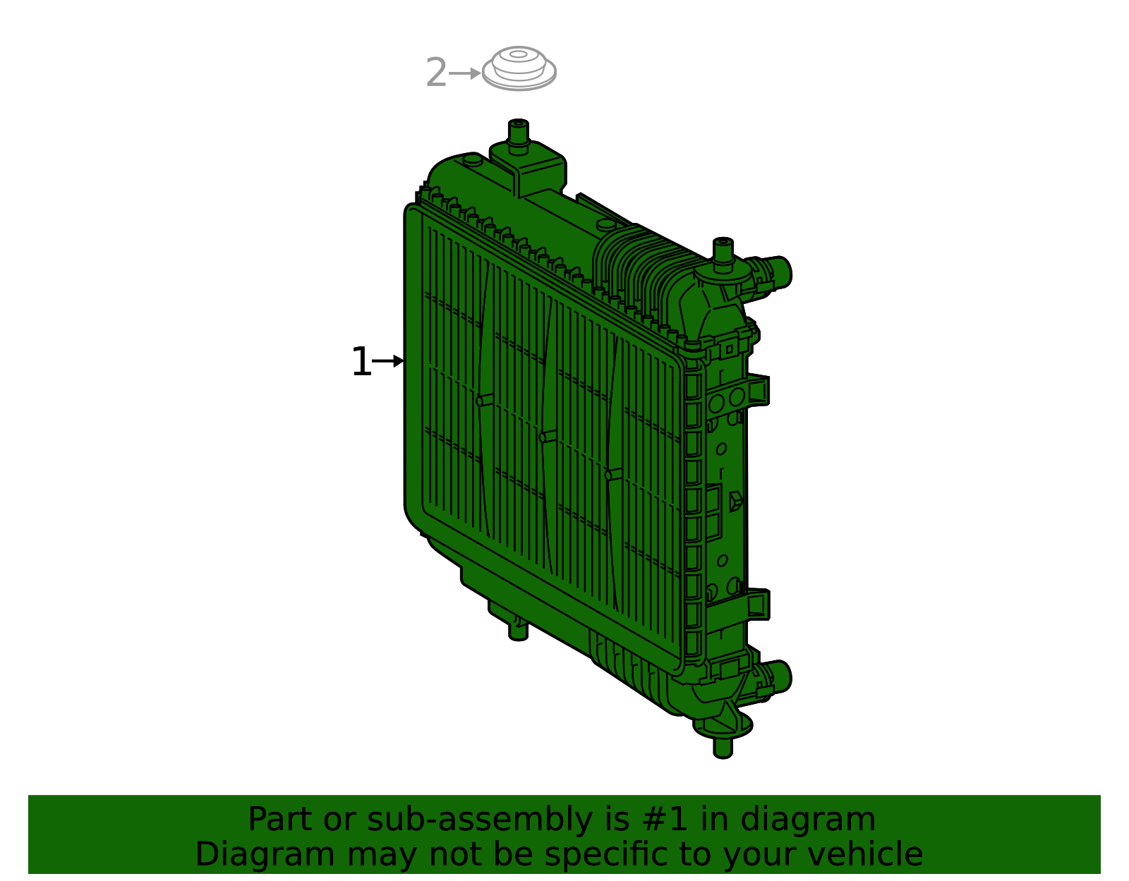 2020-2025 Toyota GR Supra Auxiliary Radiator 16400-WAA04 | Toyota Parts ...