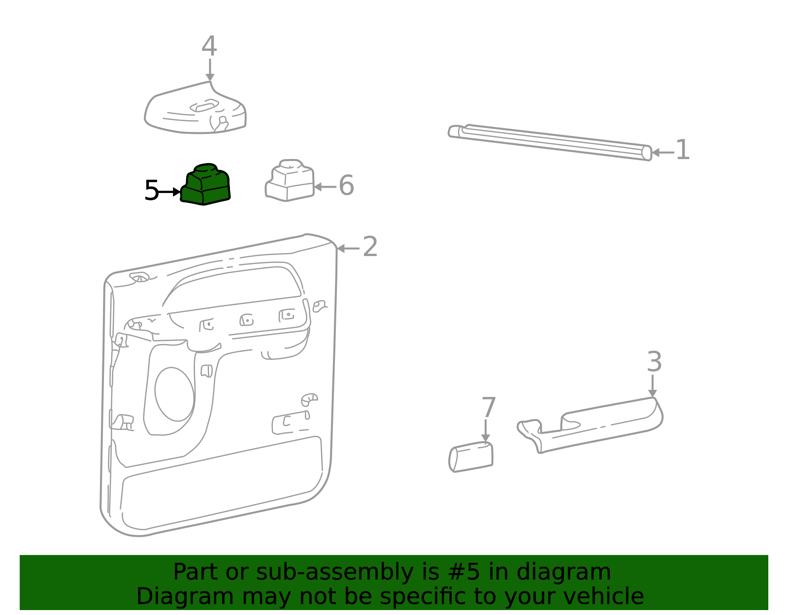 1999-2004 Ford Motorcraft™ Window Switch SW-7123 | Awesome Parts Ford