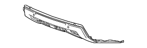 2021-2024 GMC Black Front Bumper Lower Fascia (Replaces Part Number ...