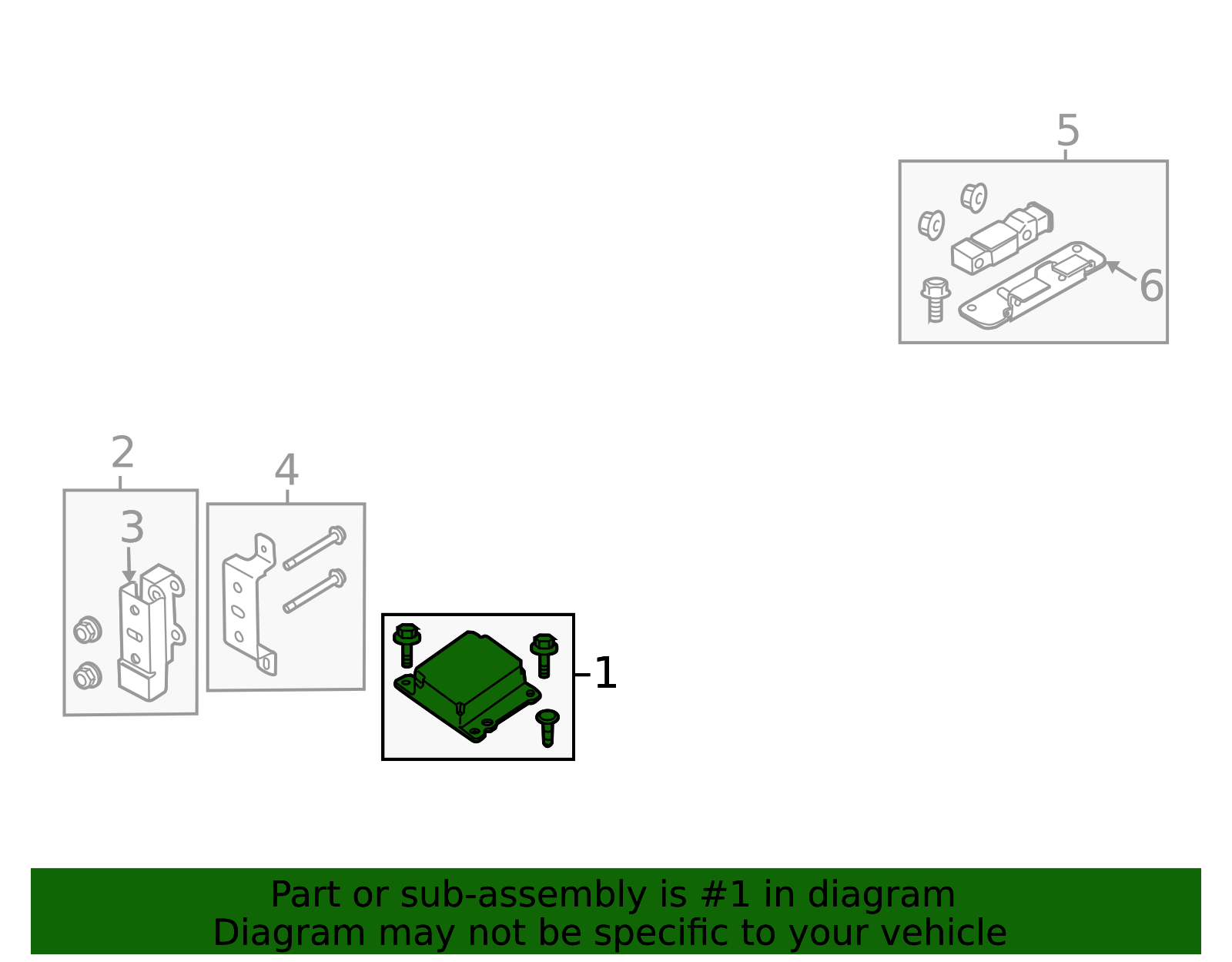 98820-9BK9A - Air Bag Control Module Official Nissan Parts Store