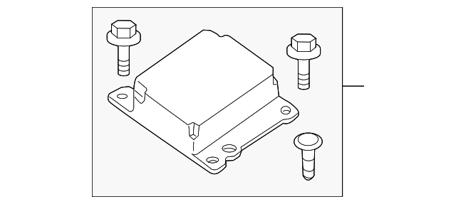 98820-9BK9A - Air Bag Control Module Official Nissan Parts Store