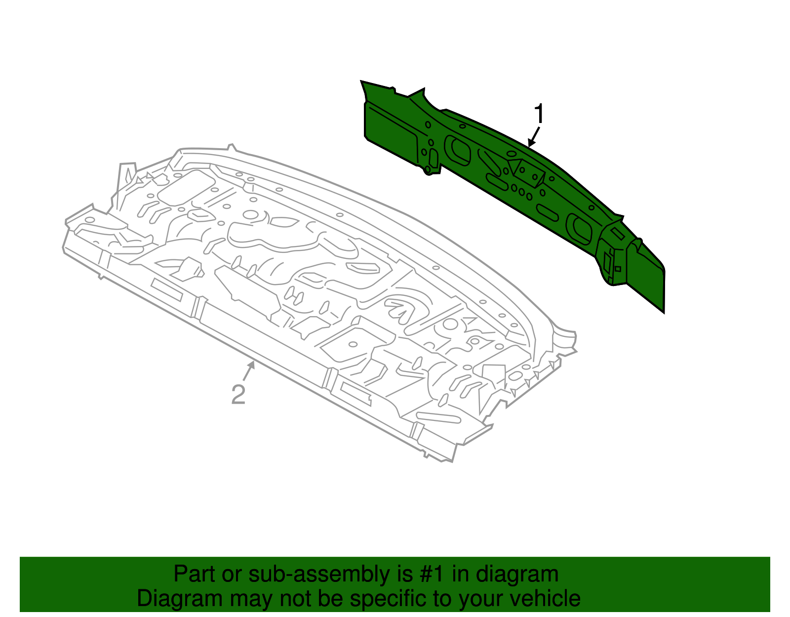 Genuine BMW 41-00-7-300-994 | Rear Body Panel | FREE Shipping on Most ...