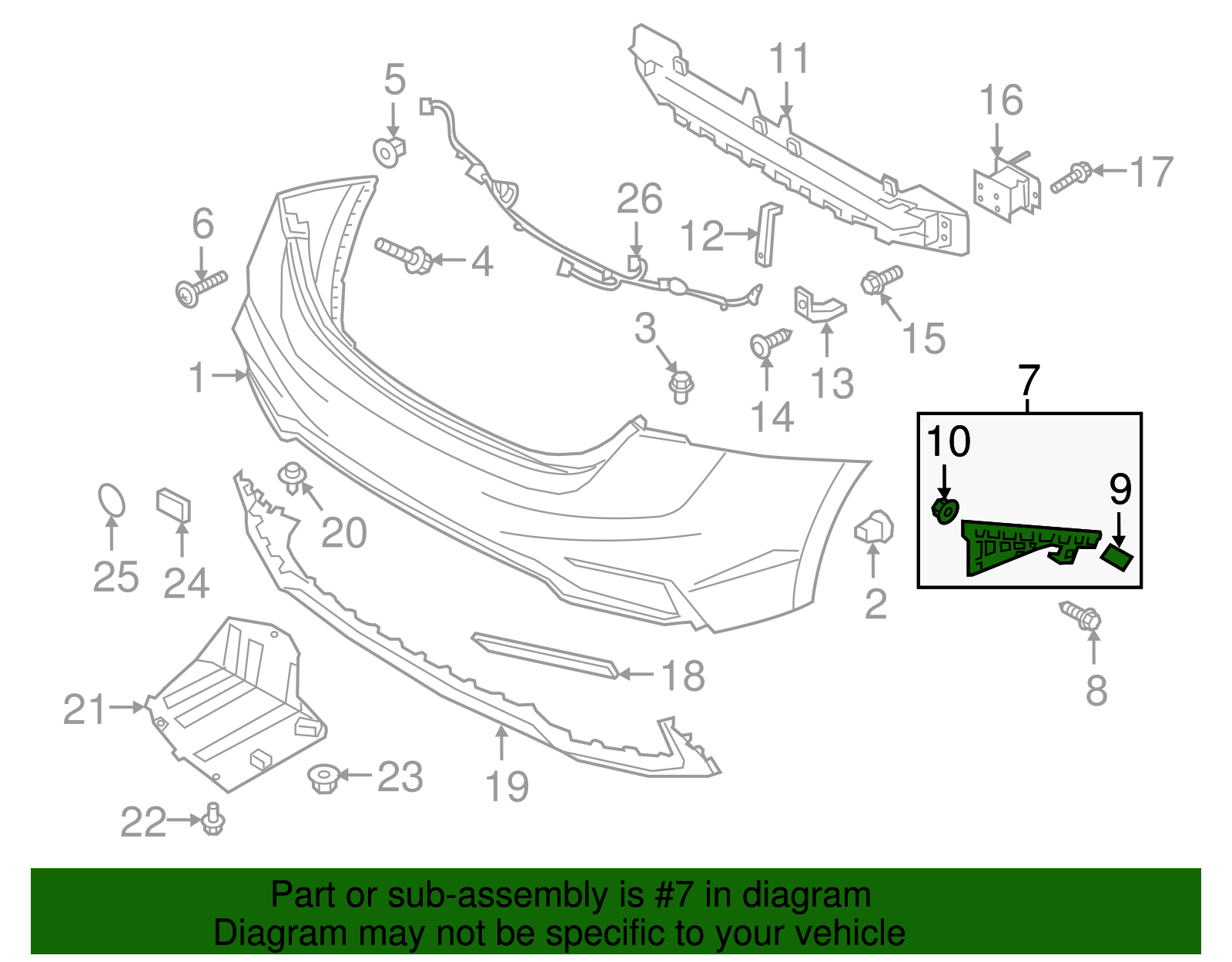 2018-2022 Hyundai Accent Side Bracket 86613-J0000 | OEM Parts Online