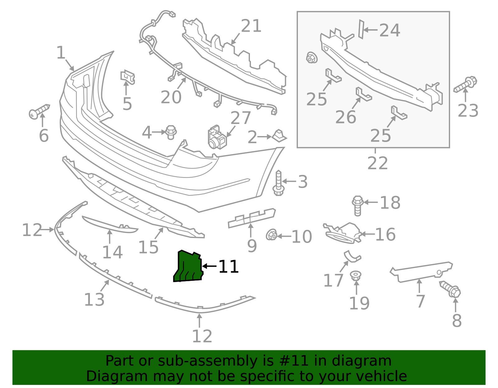 95811-3R100 - Sensor 2015-2016 Kia Cadenza | Kia.Parts Store