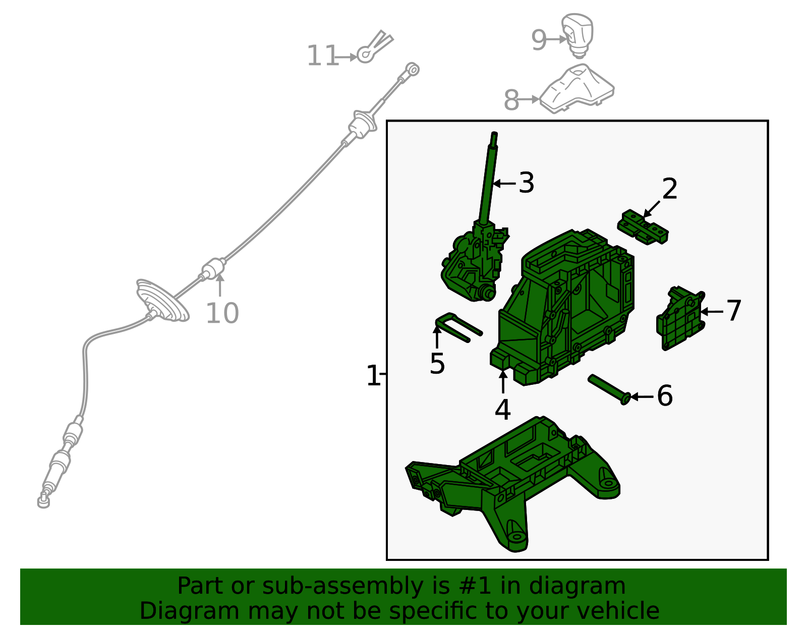 2024-2025 Hyundai Shifter Assembly 46700-BE100 | MotorMotor