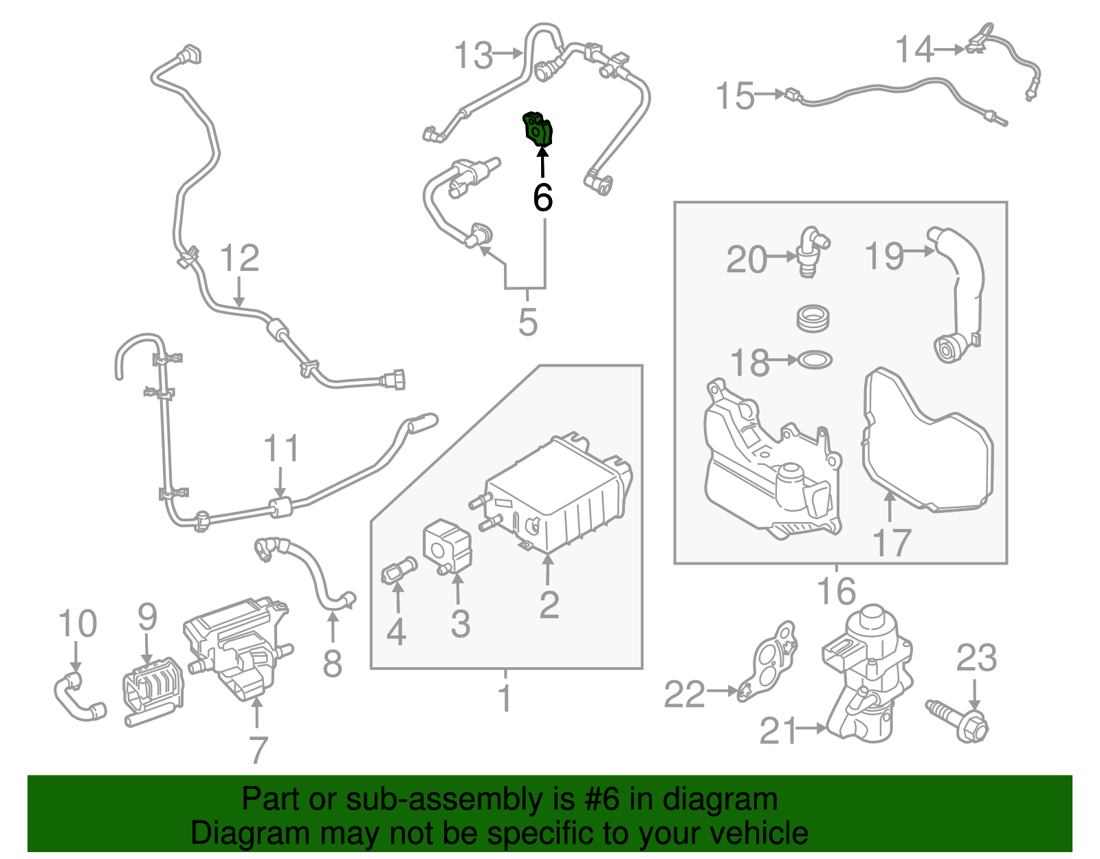 2013-2019 Ford Tube Assembly Retainer Clip 9E5Z-9A317-B | Ford OEM ...