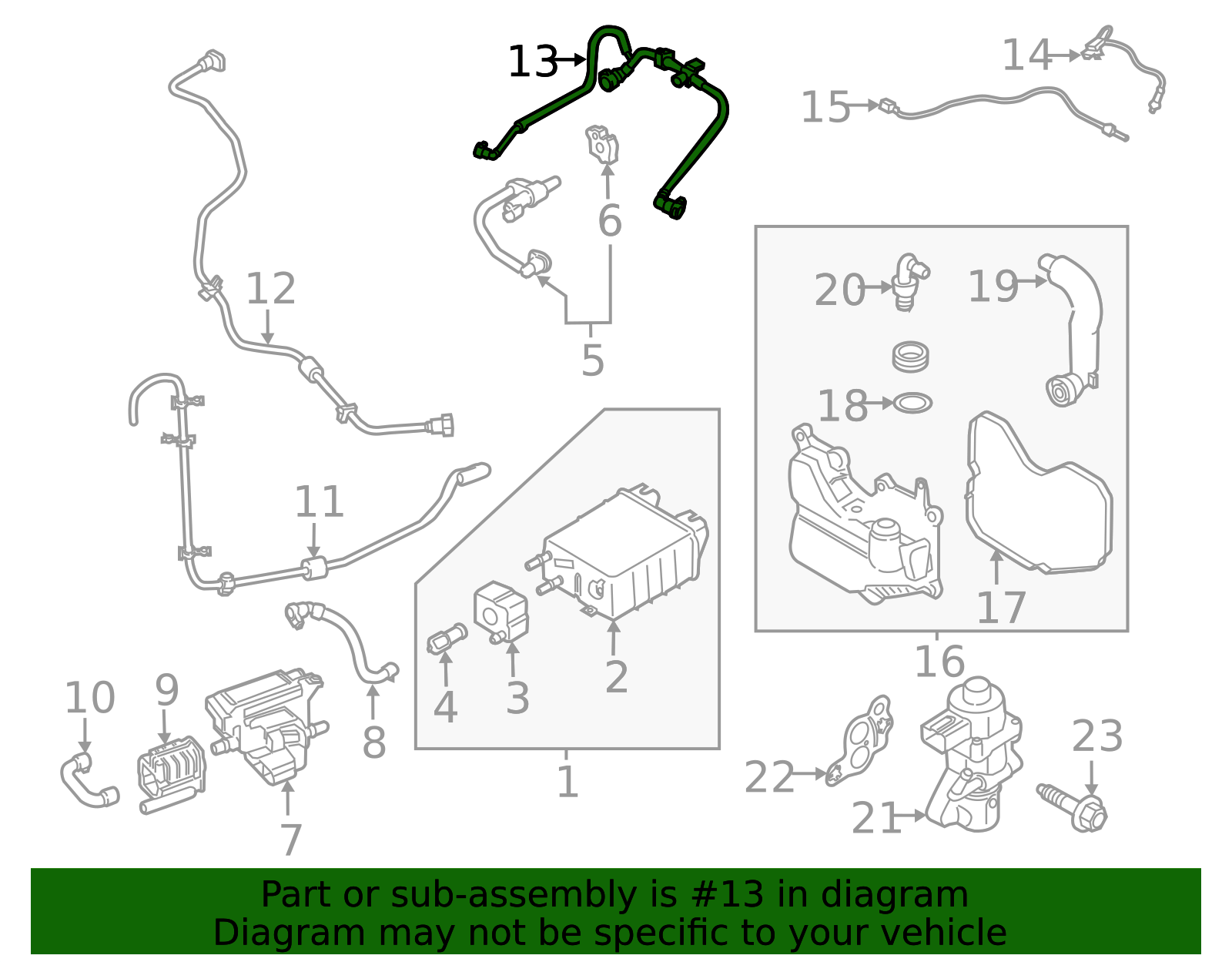 2013-2018 Ford C-Max Hose Assembly FV6Z-9D683-A | Awesome Parts Ford