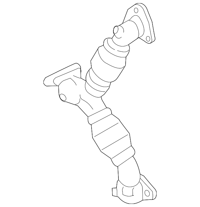 2016-2019 Nissan TITAN XD Exhaust Pipe 14012-EZ40B | Team Nissan Inc.