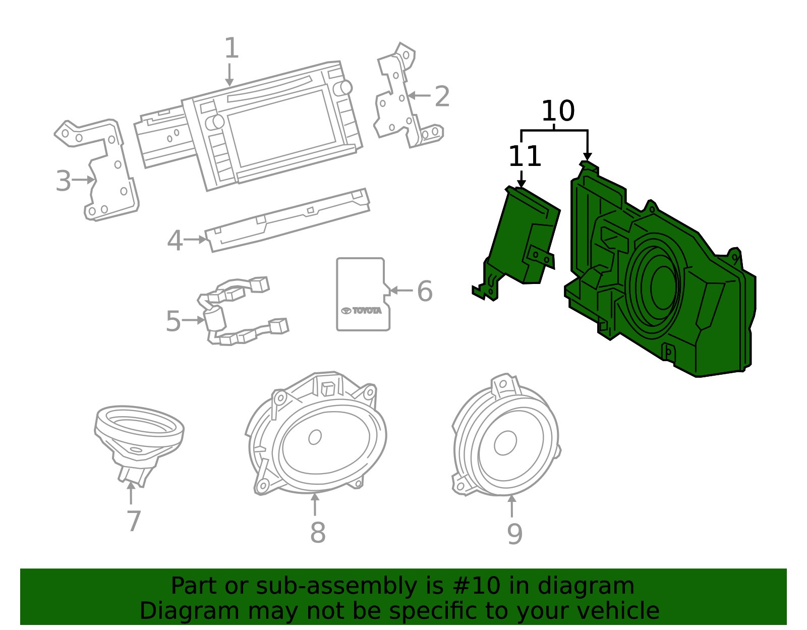 OEM Speaker 86150-04111 - Restore Crisp Sound Quality | AutoNation Parts