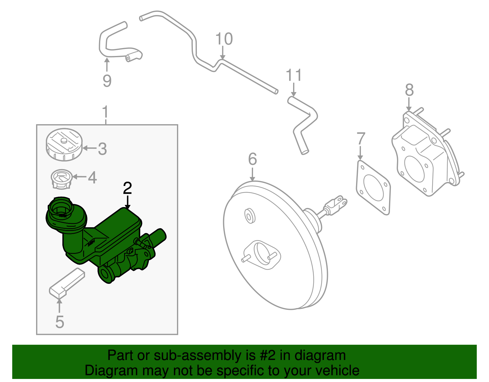 2015-2023 Nissan Master Cylinder Reservoir 46091-4BA0A | Nissan Parts ...