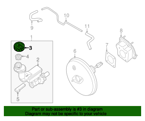 2015-2023 Nissan Reservoir Cap 46020-4BA0A | Nissan Parts Central