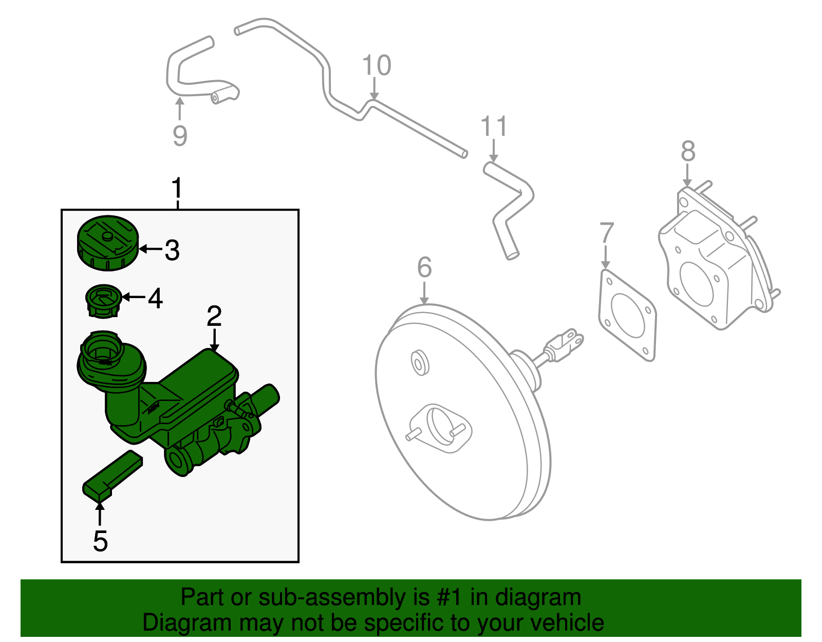 2017-2023 Nissan Master Cylinder D6010-4BA5A | Bill Kay Nissan Parts
