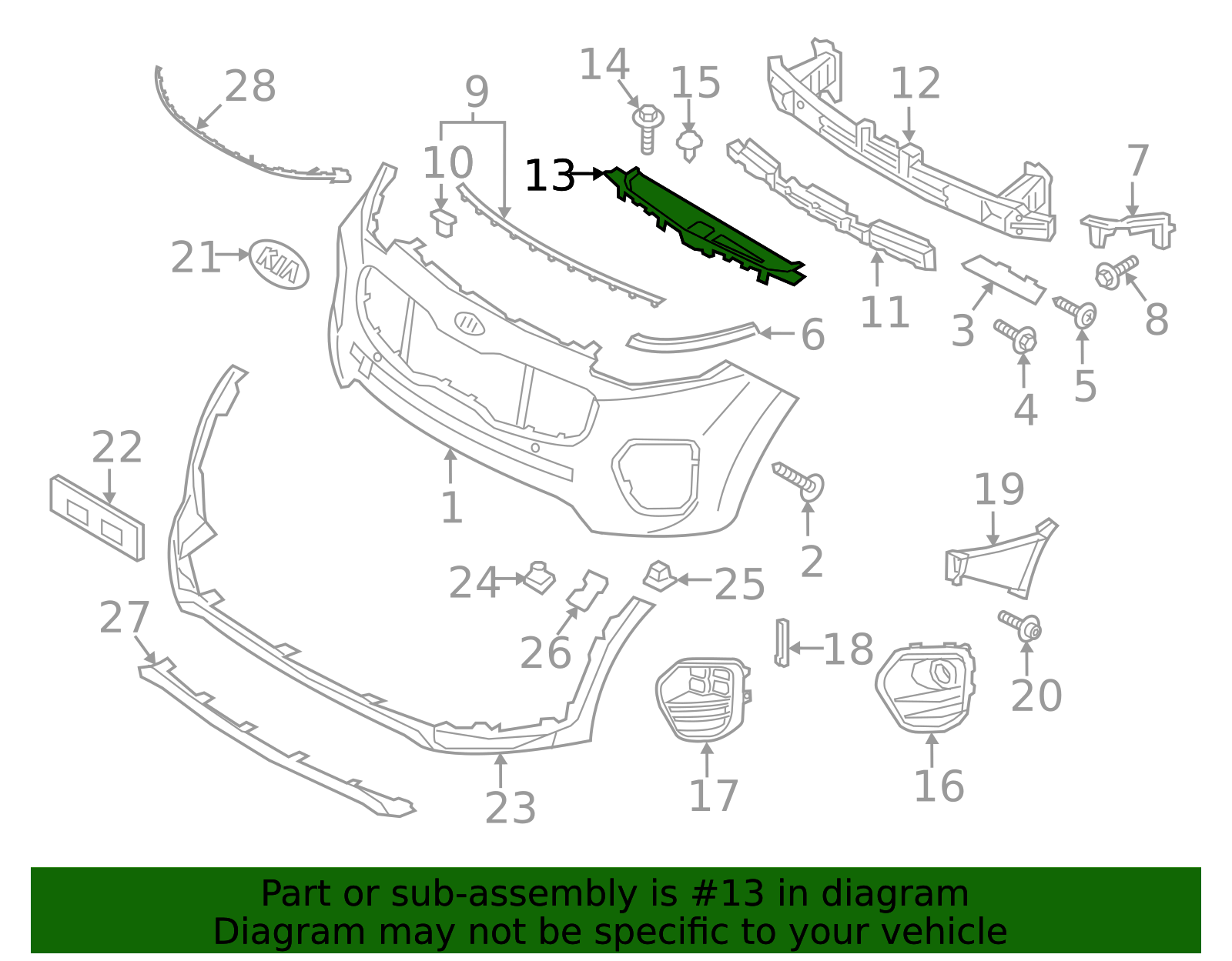 86361-D9100 - Sight Shield 2020-2022 Kia Sportage | Kia.Parts Store