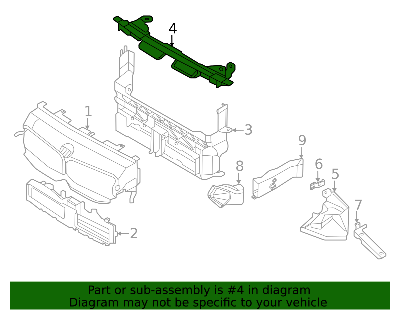 51-13-7-457-057 - Upper Duct 2020-2024 BMW | Genuine BMW Parts