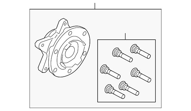 2019-2023 Ford Ranger | Motorcraft™ Hub Assembly | HUB-439 | Walls ...