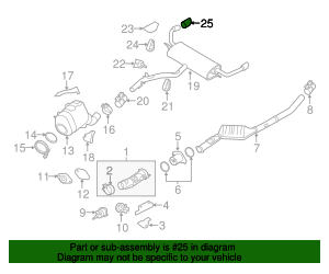 18307599189 - 2009-2013 BMW X5 Tail Pipe Extension (18-30-7-599-189 ...