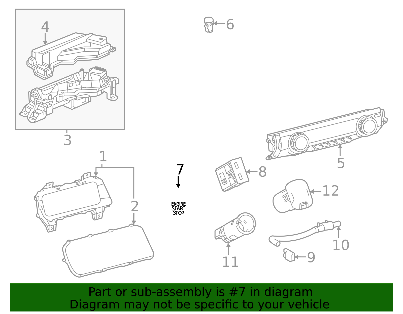 2025 Toyota 4Runner Ignition Switch 89611-35050 | OEM Parts Online