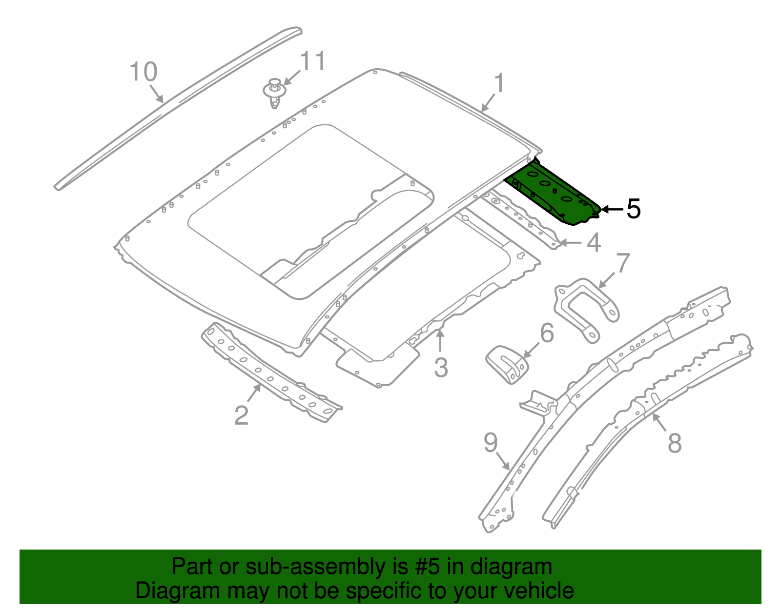 2015-2024 Nissan Murano Rear Header G3230-5AAMA | Ziegler Nissan of ...