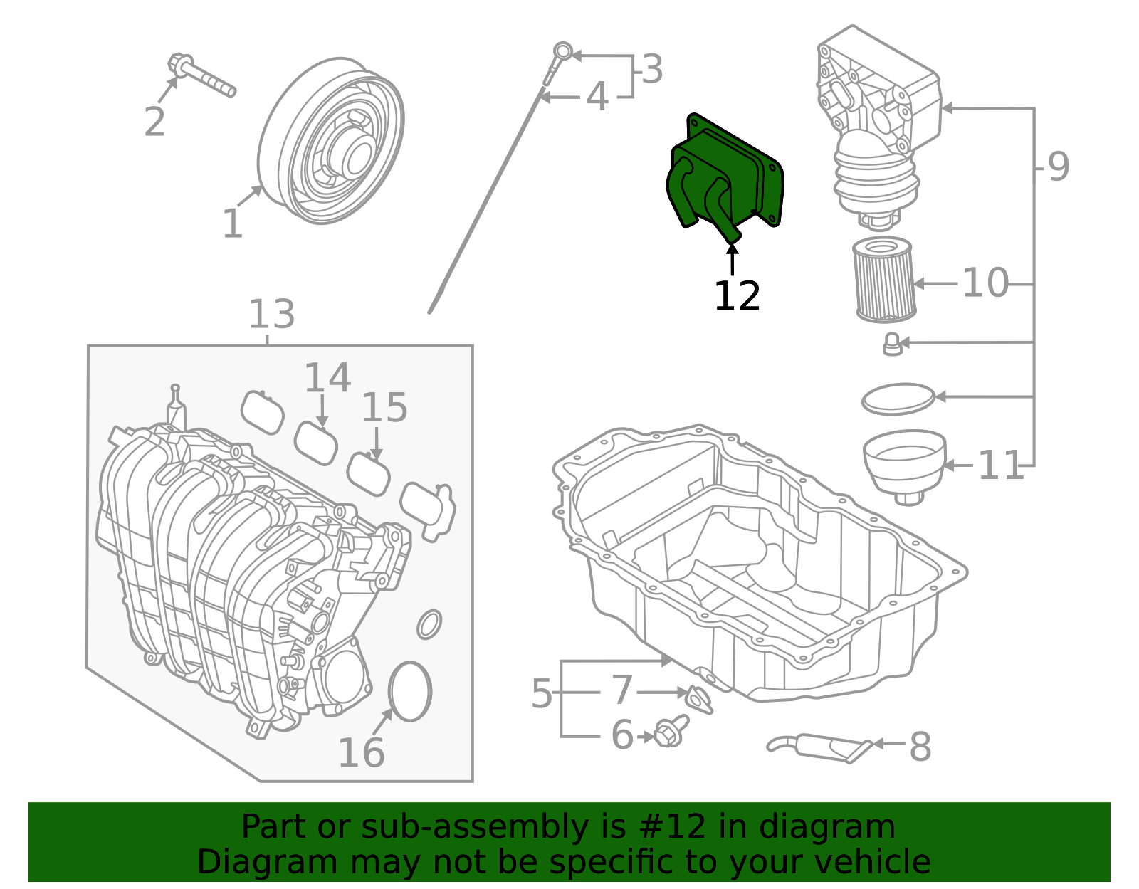 26410-2S000 - Oil Cooler 2021-2023 Kia | Kia.Parts Store