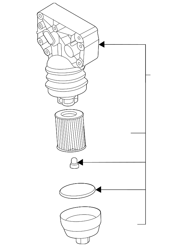 2021-2023 Kia Engine Oil Filter Housing 26310-2S000 | OEM Parts Online