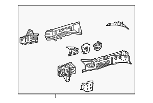 57028-06906 - Rail Assembly 2018-2025 Toyota | Longo Toyota Parts