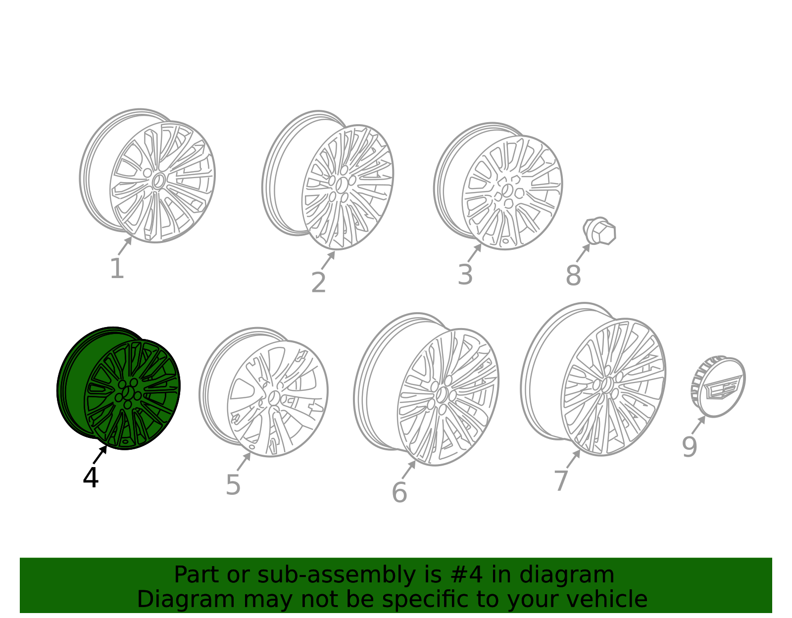 2016-2018 Cadillac CT6 20x8.5-Inch Aluminum Wheel 84030707 | Shop ...