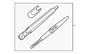 2008-2017 Nissan Wiper Arm Assembly 28780-JM00A | Bill Kay Nissan Parts