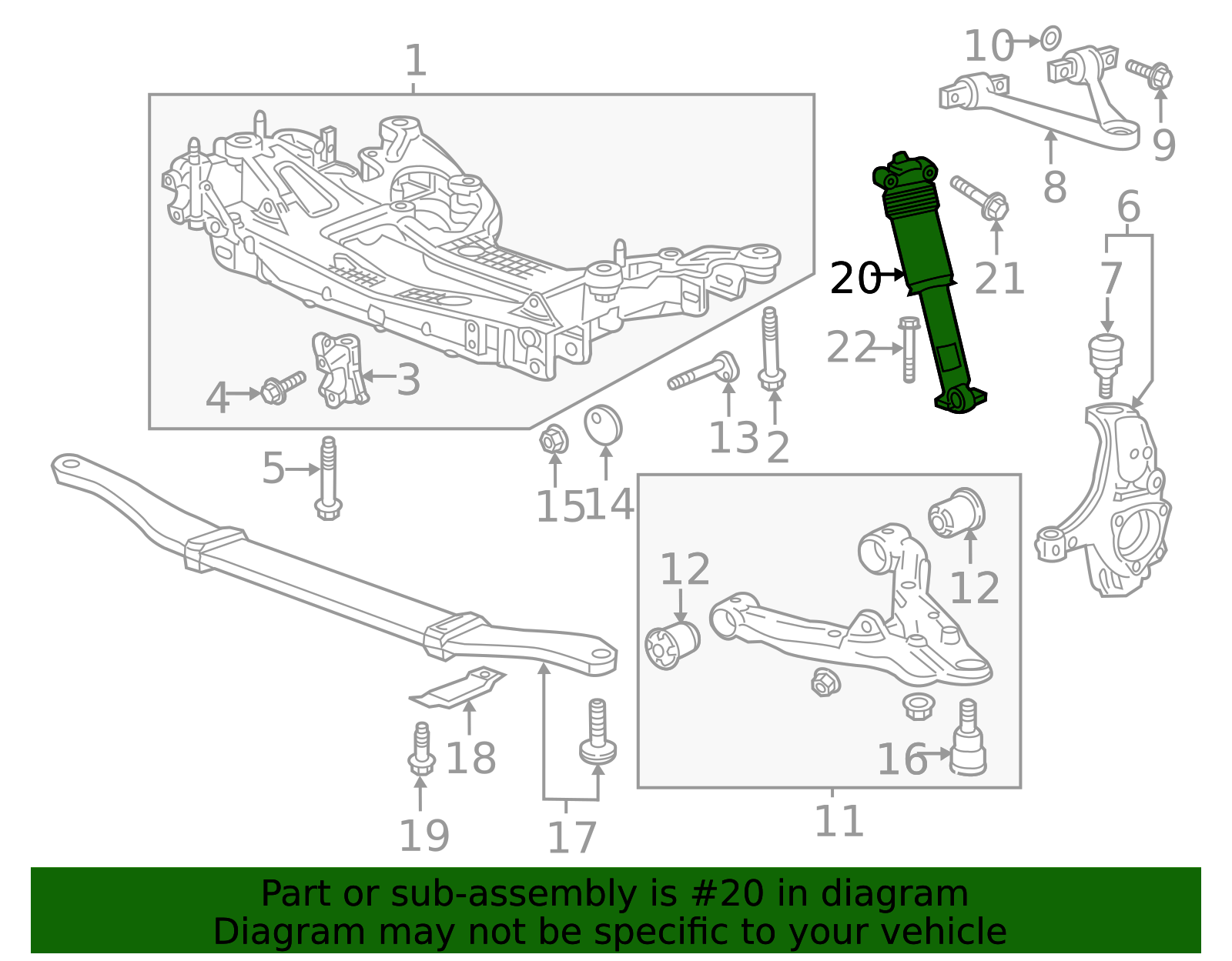 2014-2019 Chevrolet Corvette Front Shock Absorber 84235048 | OEM Parts ...
