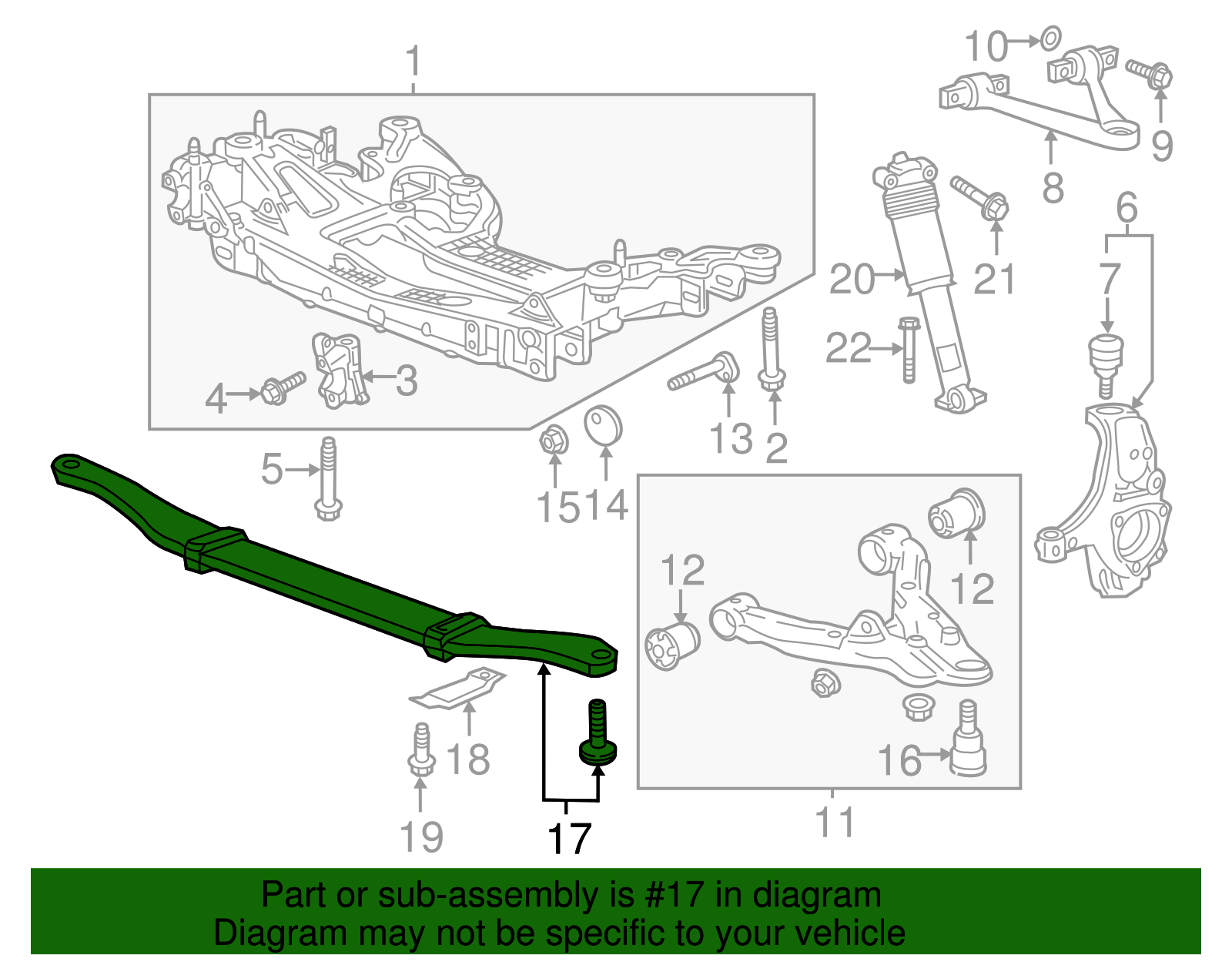2014-2019 Chevrolet Corvette Front Transverse Leaf Spring 22982321 ...
