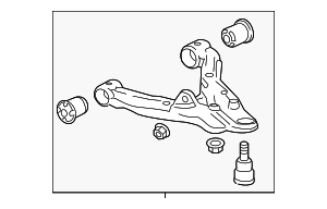 2014-2019 Chevrolet Corvette Front Passenger Side Lower Control Arm ...
