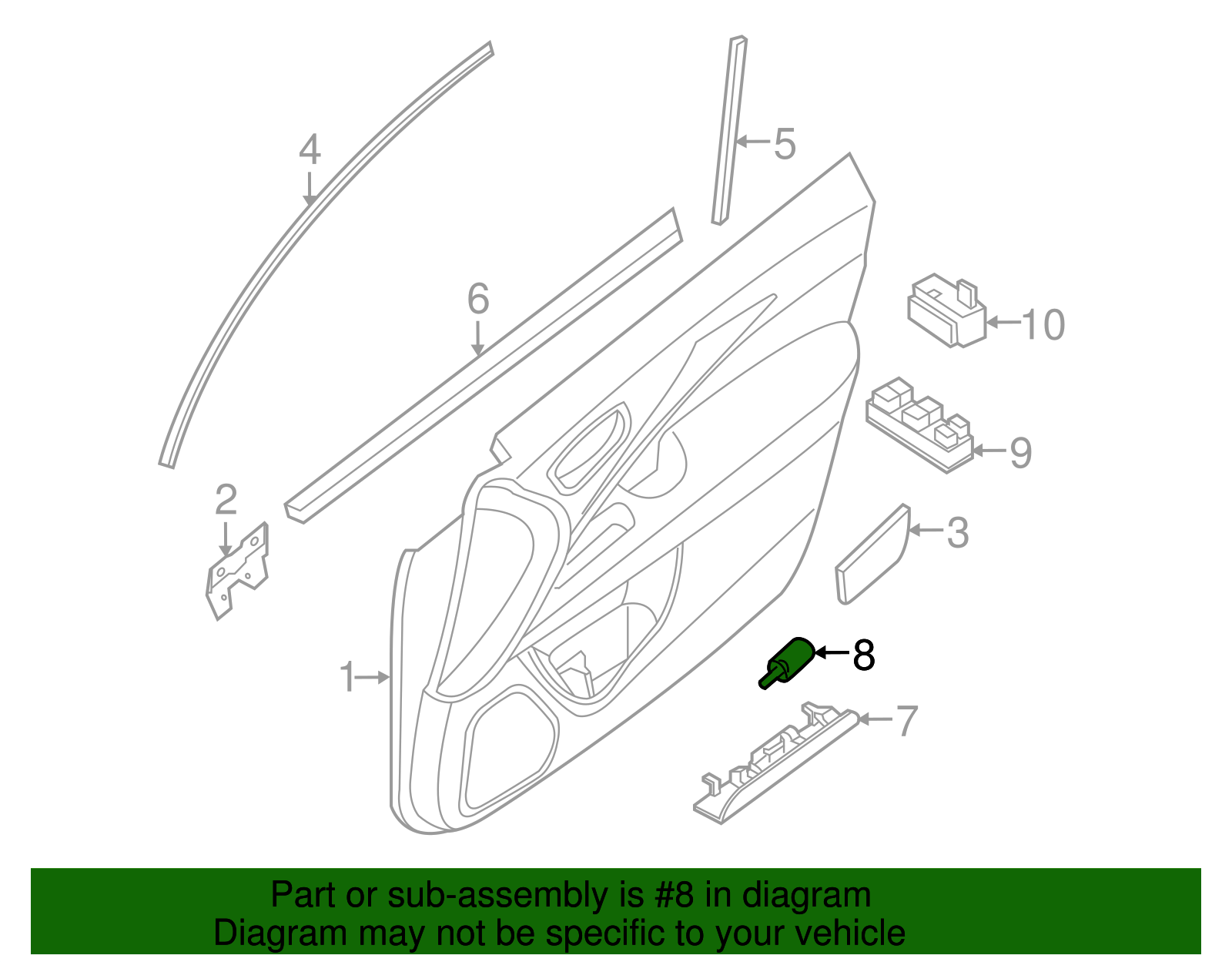 26261-3JA0A (262613ja0a) - 2014-2018 Infiniti QX60 Bulb | Infiniti ...