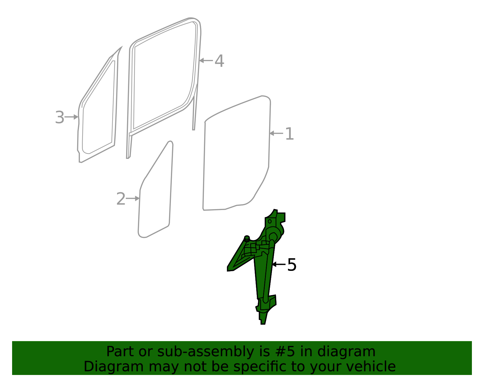 9107201100 - Window Regulator 2019-2024 Mercedes-Benz | Mercedes-Benz ...