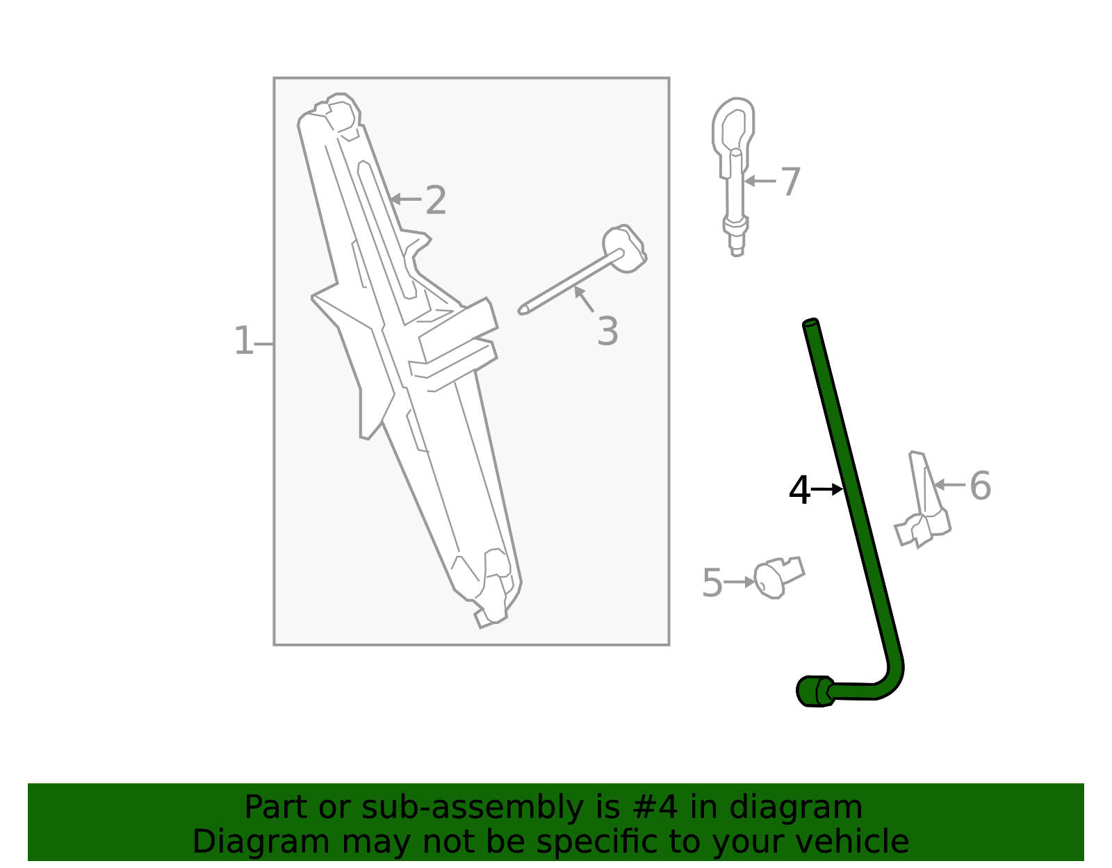 2019-2023 Ford Transit Connect Lug Wrench KT1Z-17034-A | Ford OEM Parts ...