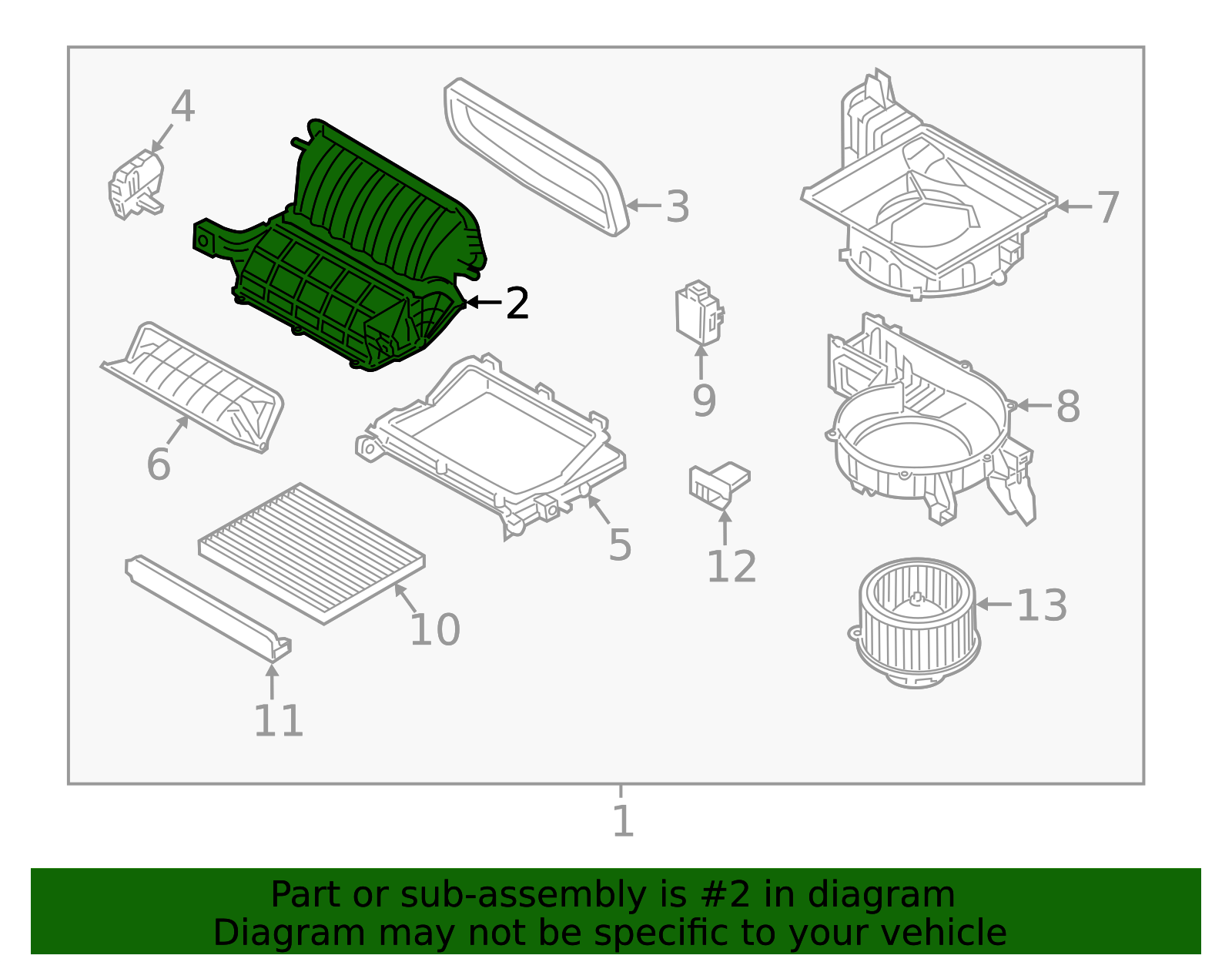2013-2019 Hyundai Upper Case 97114-2W000 | MotorMotor