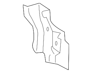 2009-2013 Toyota Corolla Lower Tie Bar Gusset 57167-12130 | Toyota ...