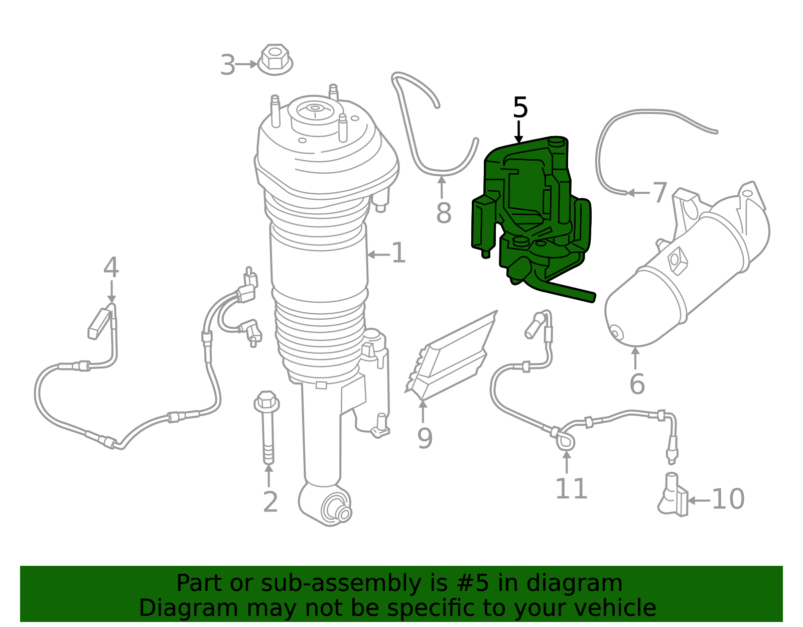 Air Suspension Compressor 37206895101 | OEM Parts Online