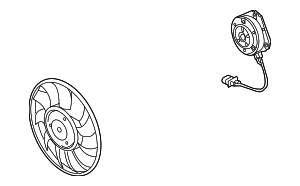 4H0-959-455-AC - Fan & Motor 2011-2018 Audi | Audi OEM Parts