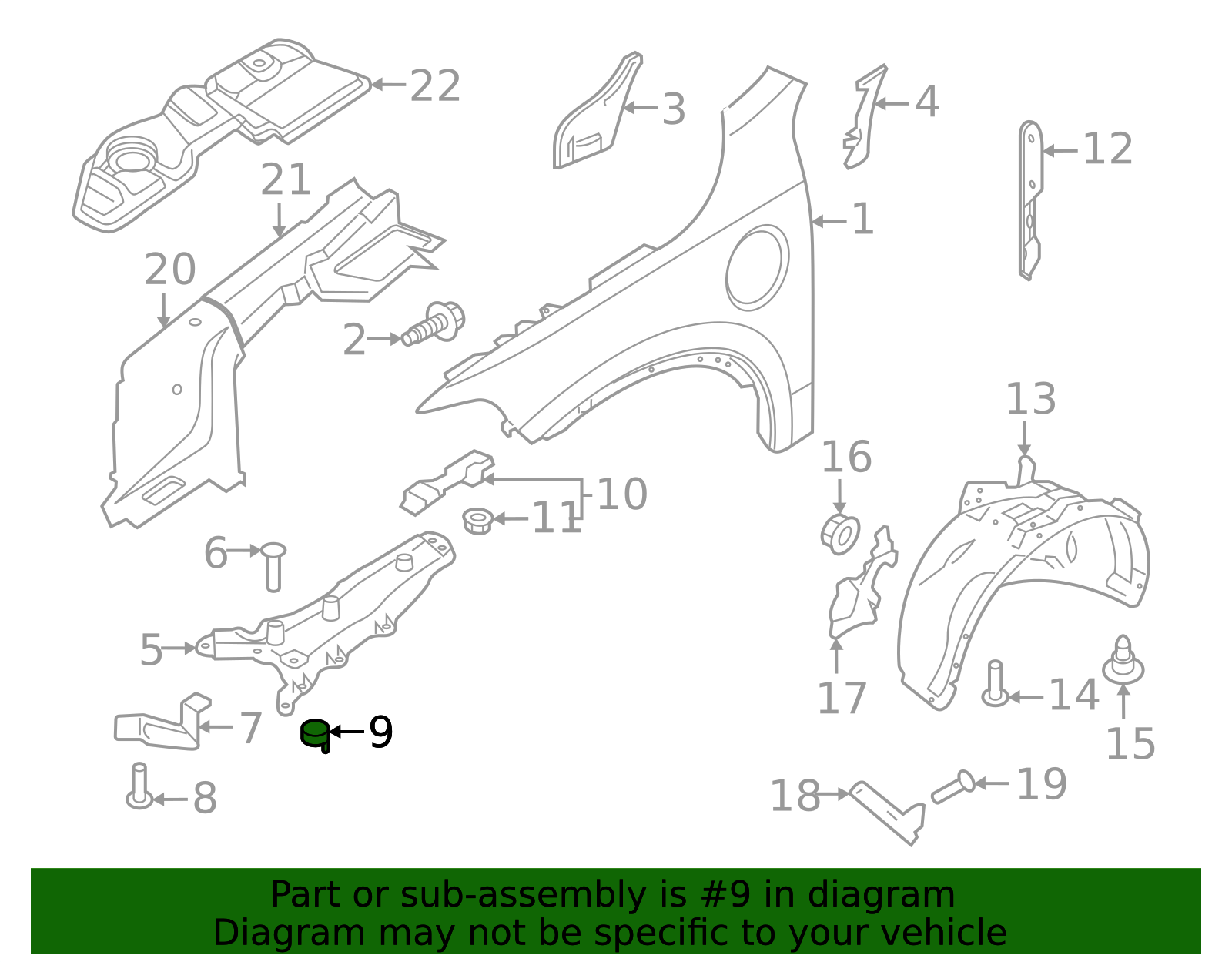 31371008 - High-Quality Fender Bracket for 2016-2025 Volvo XC90 ...