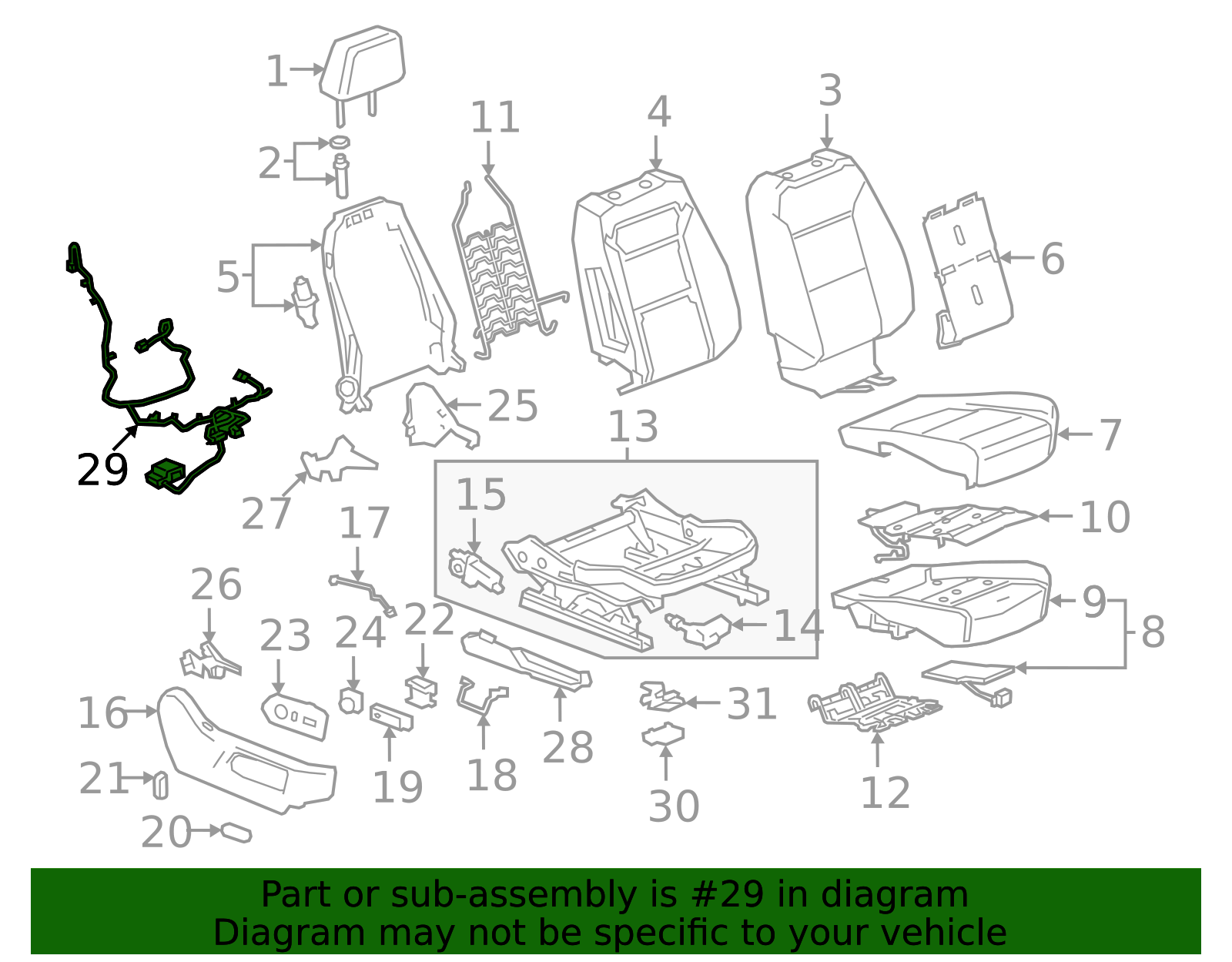 85058008 - High-Quality Harness for 2024 GMC Sierra 1500 | AutoNation Parts