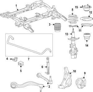2020-2023 Cadillac CT4 Electronic Suspension Front Wheel Vertical ...