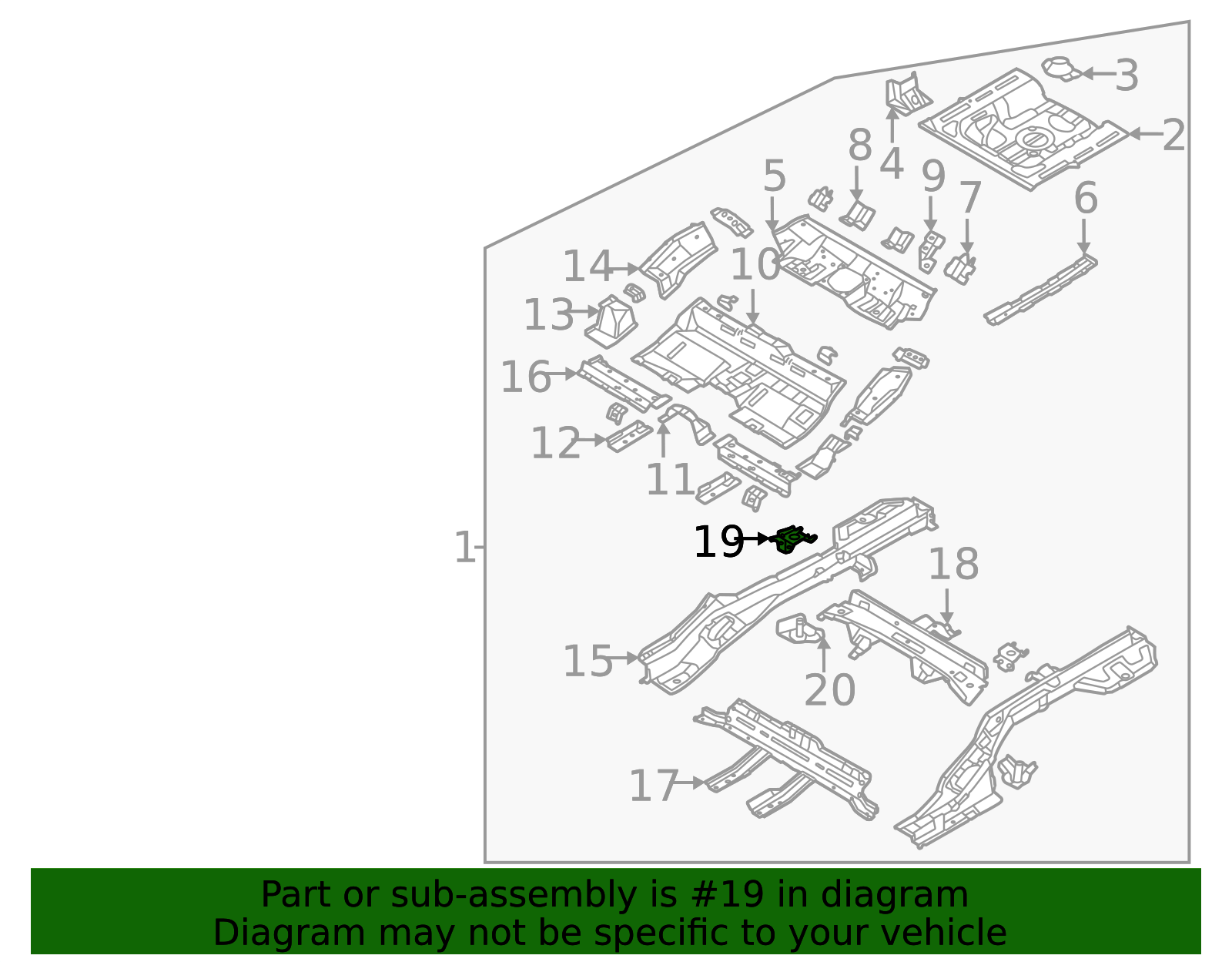 2021-2025 Hyundai Elantra Rail Reinforced 65644-AA030 | MotorMotor