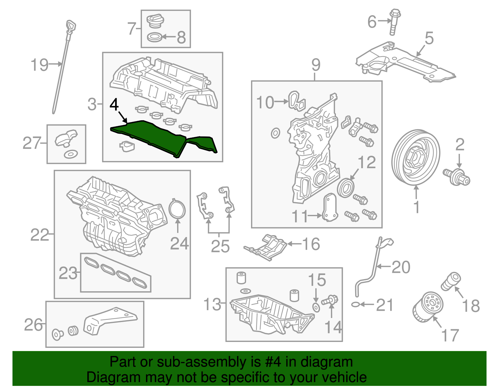 12342-5A2-A01 - Gasket Head Cover B - 2015-2019 Honda CR-V | Genuine ...