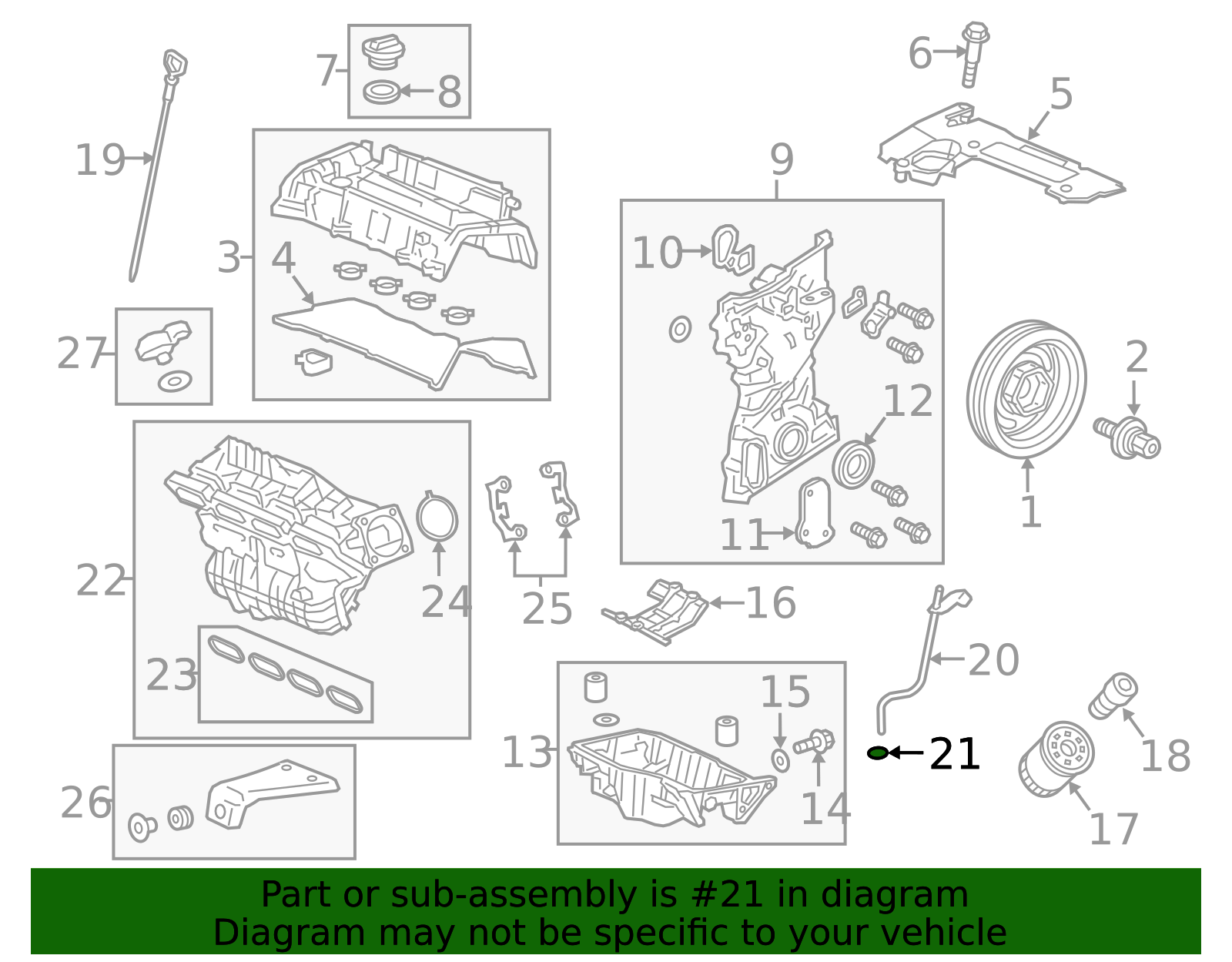 2015-2019 Honda CR-V Tube O-Ring 91315-5A2-A01 | OEM Parts Online