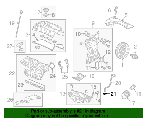 OEM 2015-2019 Honda CR-V Tube O-Ring 91315-5A2-A01 | Honda Automotive Parts