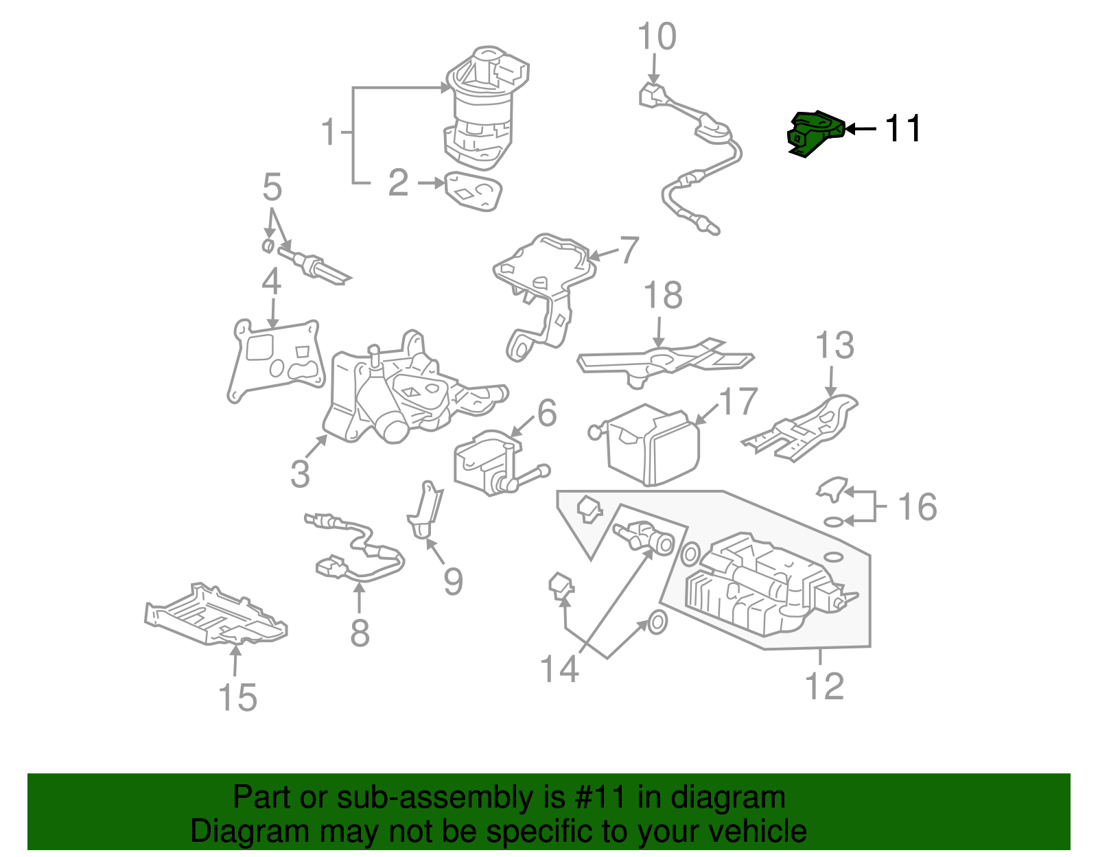 36538-RAA-A12 - Cover Sensor Harness | Honda Parts Cheap
