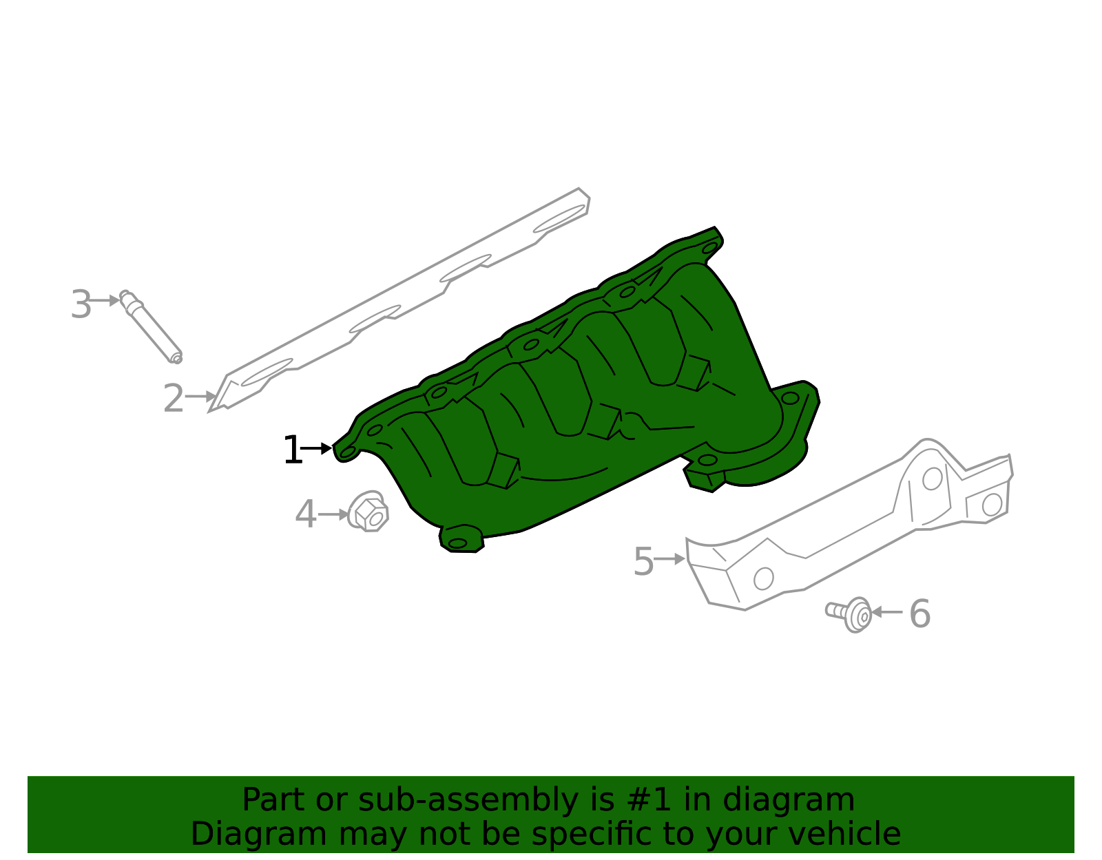 LC3Z-9431-B - Exhaust Manifold 2020-2022 Ford | Big 3 Auto Parts