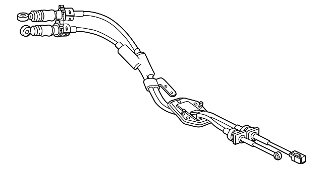 2013-2015 Chevrolet Manual Transmission Shift Lever Cable 25202623 ...