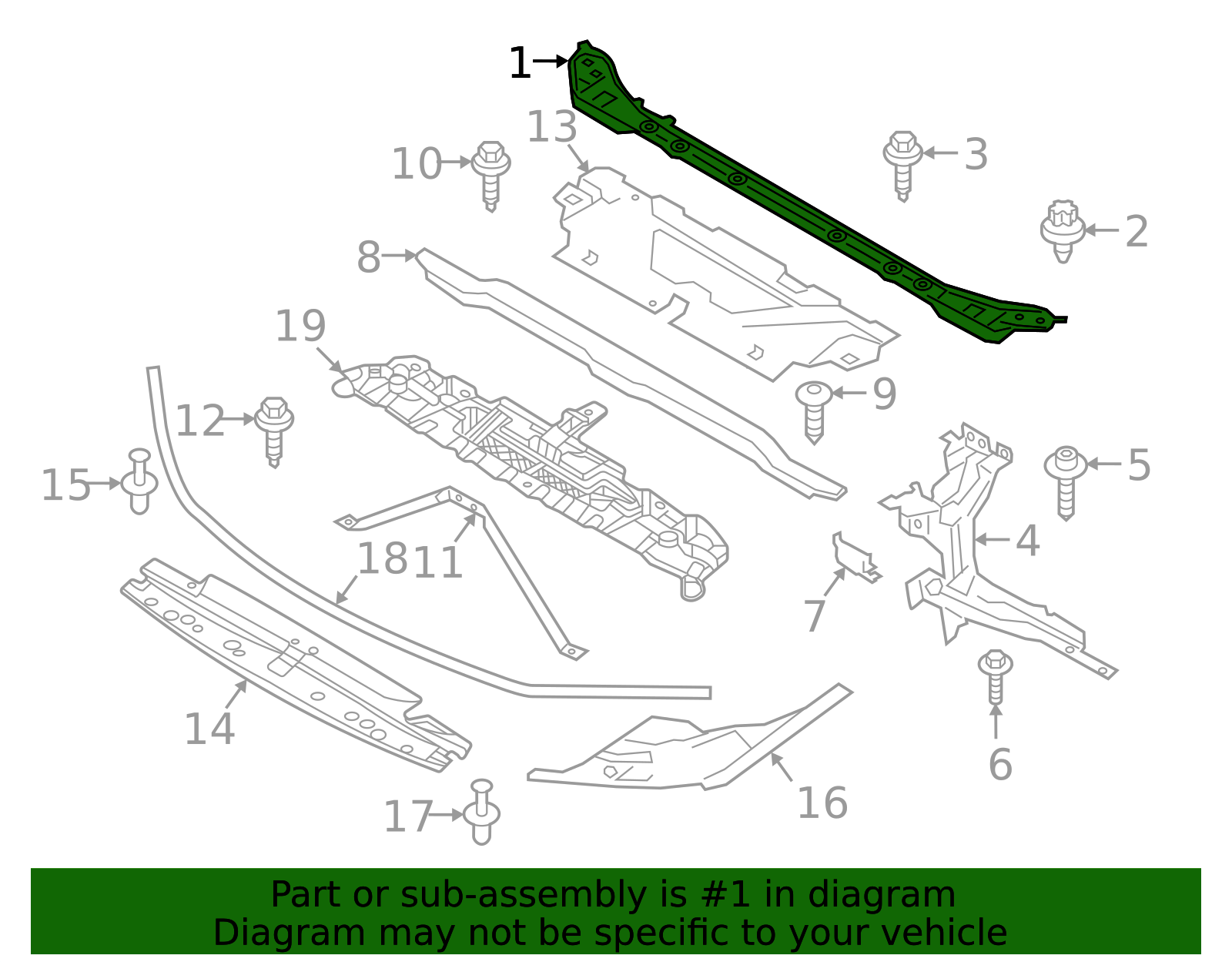 Genuine BMW 51-64-8-491-817 | Connection Upper Rear | FREE Shipping on ...