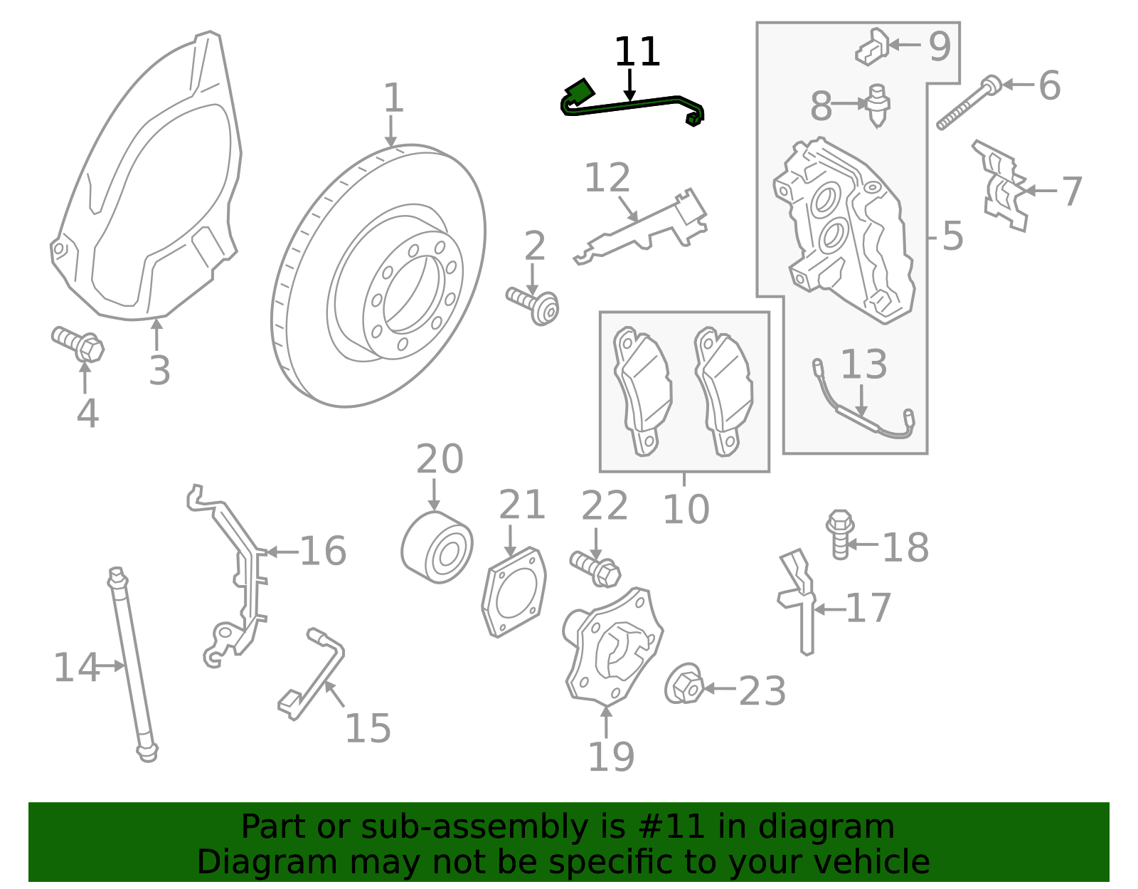 Wear Indicator 9P1-907-637-B | OEM Parts Online