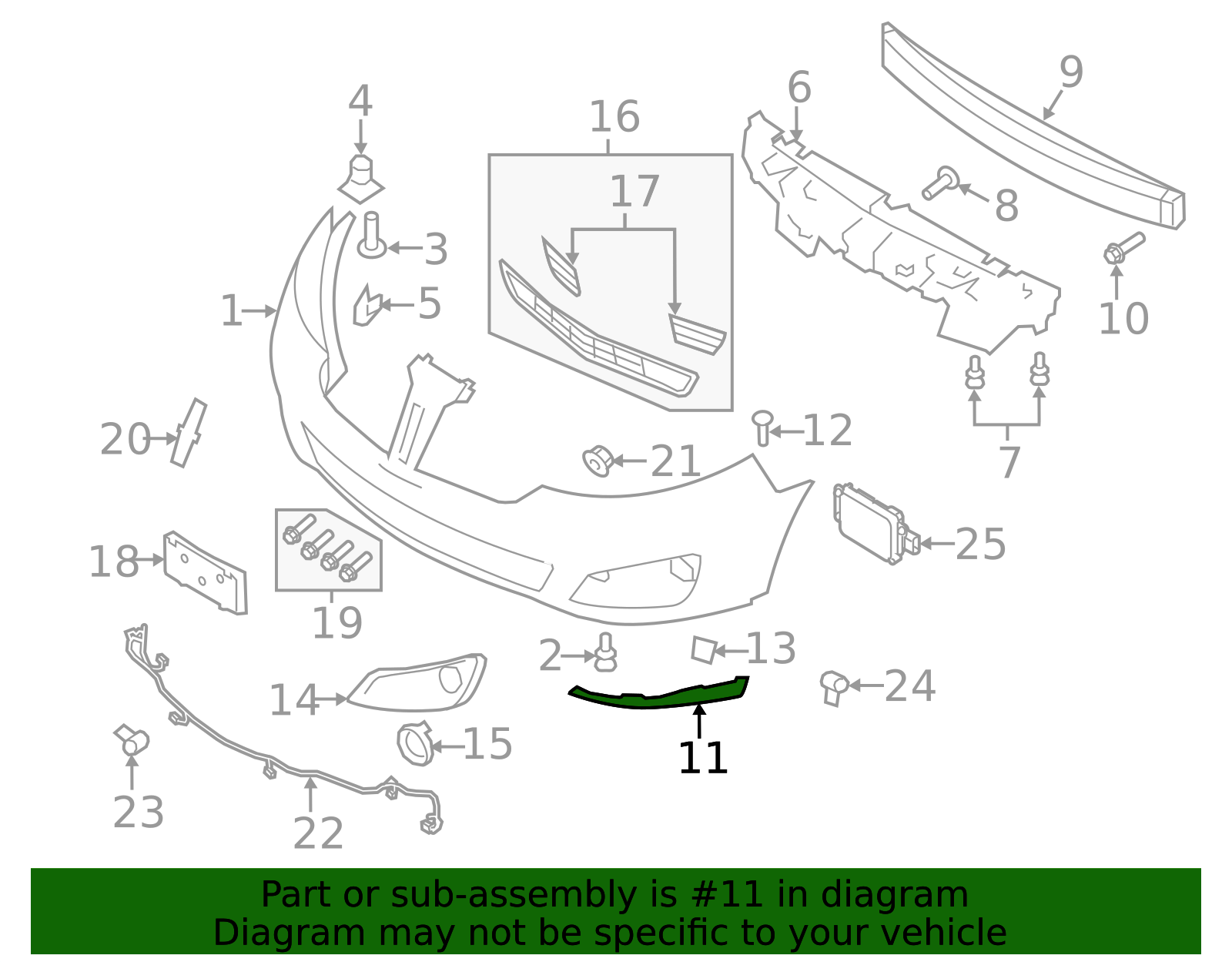 Valance 8A5Z-17626-AB | Awesome Parts Ford